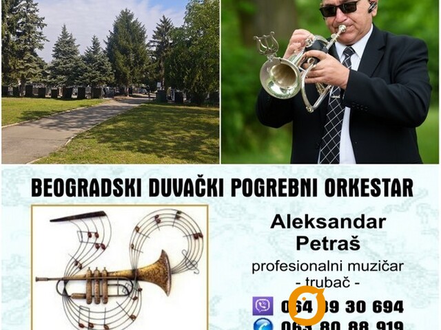 Solo truba,violina,hor ili orkestar za sahrane pogrebe