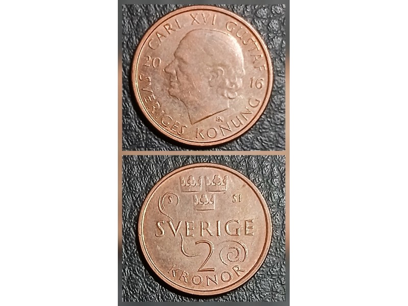 2 Kronor 2016 – Švedska