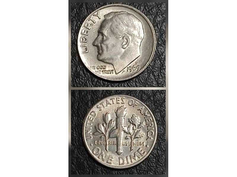 1 Dime – SAD 1969 god.