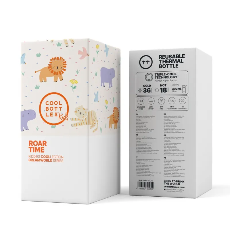 COOL BOTTLES KIDDIE TERMOS VREME ZA RIKU 350 ML