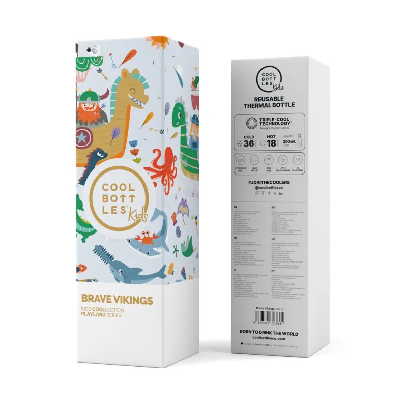 COOL BOTTLES TERMOS HRABRI VIKINZI 350 ML