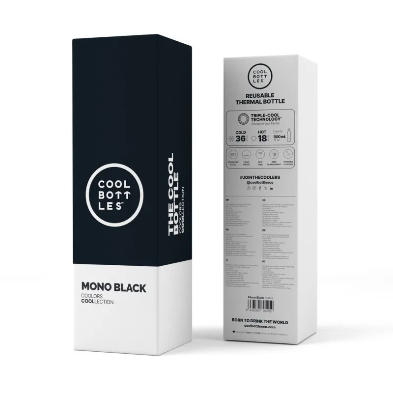 COOL BOTTLES TERMOS MONO CRNA 500 ML