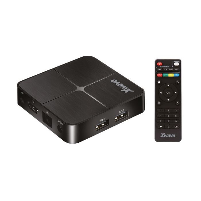 Xwave TV BOX X1 Smart TV 4K/Android10/2GB/16GB/HDMi/RJ45/Wifi/USB/AUX