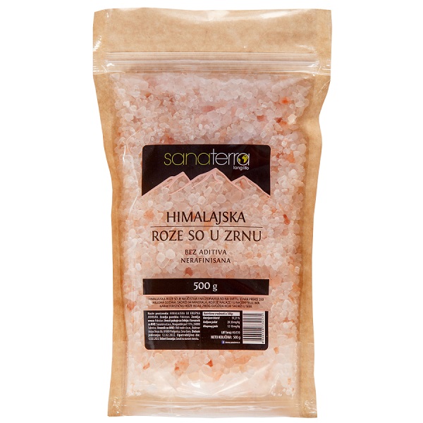 HIMALAJSKA ROZE SO U ZRNU 500G SANATERRA