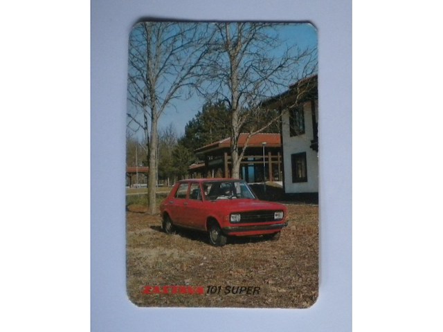 Džepni kalendar `Zastava 101 super`