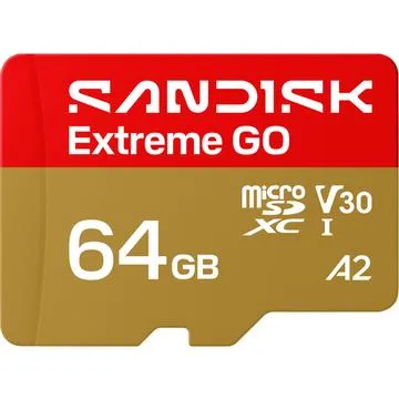 SANDISK EXTREME GO MICROSDXC MEMORY CARD SDSQXGN-064G-GN6MN