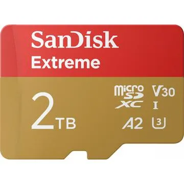 SANDISK EXTREME MICROSDXC MEMORY CARD SDSQXAV-2T00-GN6MN - 2TB