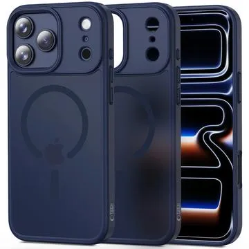 IPHONE 17 PRO MAX TECH-PROTECT MAGMAT MASKA - MAGSAFE KOMPATIBILNA - TAMNOPLAVA