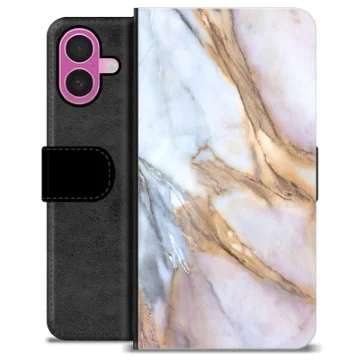 IPHONE 16 PLUS PREMIJUM FUTROLA-NOVČANIK - ELEGANTNI MERMER