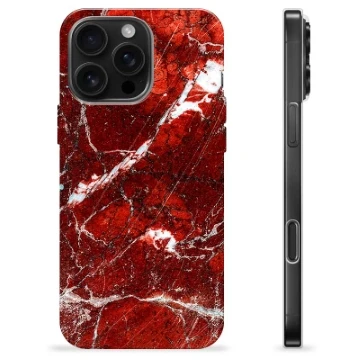 IPHONE 16 PRO MAX TPU MASKA - CRVENI MERMER