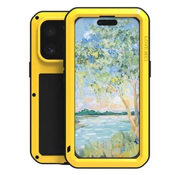 IPHONE 16 PRO MAX LOVE MEI POWERFUL HIBRIDNA MASKA - ŽUTA