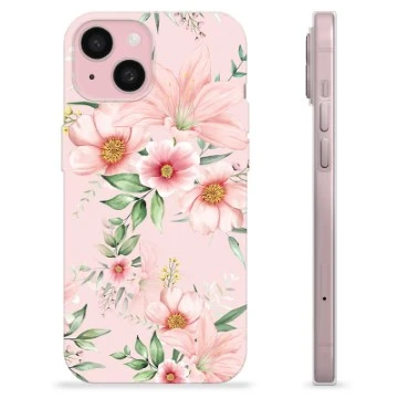 IPHONE 15 TPU MASKA - AKVAREL CVEĆE