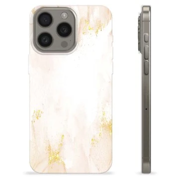 IPHONE 15 PRO MAX TPU MASKA - ZLATNI BISER