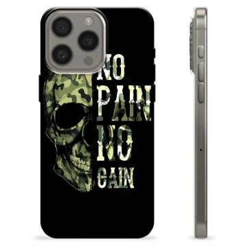 IPHONE 15 PRO MAX TPU MASKA - NO PAIN, NO GAIN