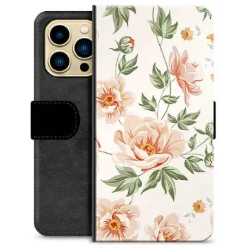 IPHONE 13 PRO MAX PREMIJUM FUTROLA-NOVČANIK - CVEĆE
