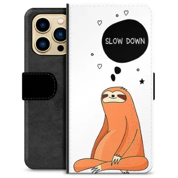 IPHONE 13 PRO MAX PREMIJUM FUTROLA-NOVČANIK - SLOW DOWN