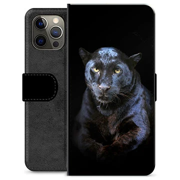 IPHONE 12 PRO MAX PREMIJUM FUTROLA-NOVČANIK - CRNI PANTER