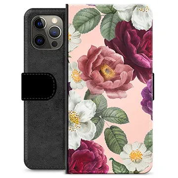 IPHONE 12 PRO MAX PREMIJUM FUTROLA-NOVČANIK - ROMANTIČNO CVEĆE