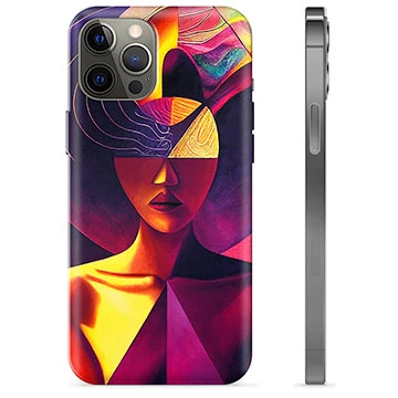 IPHONE 12 PRO MAX TPU MASKA - KUBISTIČKI PORTRET