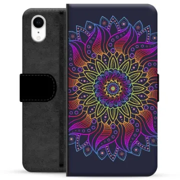 IPHONE XR PREMIJUM FUTROLA-NOVČANIK - ŠARENA MANDALA