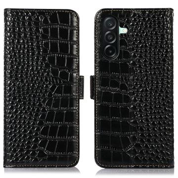 SAMSUNG GALAXY A27 CROCODILE SERIJA KOŽNA MASKA-NOVČANIK SA RFID-OM