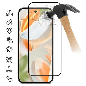SAMSUNG GALAXY A27 FULL COVER TEMPERED GLASS SCREEN PROTECTOR - 9H - BLACK EDGE