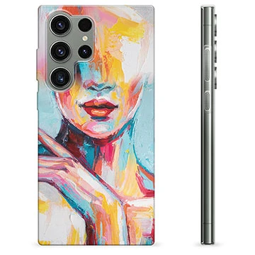 SAMSUNG GALAXY S23 ULTRA 5G TPU MASKA - APSTRAKTNI PORTRET