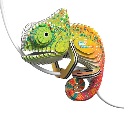 3D Puzzle - Eugy, Kameleon