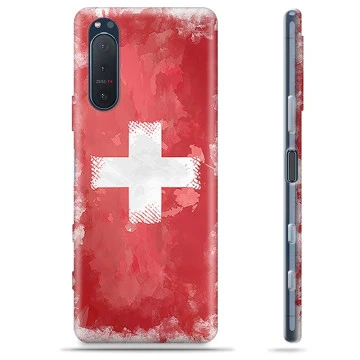 SONY XPERIA 5 II TPU MASKA - ZASTAVA ŠVAJCARSKE
