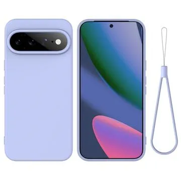 GOOGLE PIXEL 11 PRO XL LIQUID SILICONE CASE WITH HAND STRAP - PURPLE