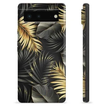 GOOGLE PIXEL 6 TPU MASKA - ZLATNO LIŠĆE