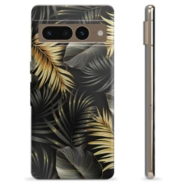 GOOGLE PIXEL 7 PRO TPU MASKA - ZLATNO LIŠĆE