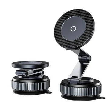 X69ZS MAGNETIC CAR PHONE HOLDER WITH 360 ROTATION - GREY