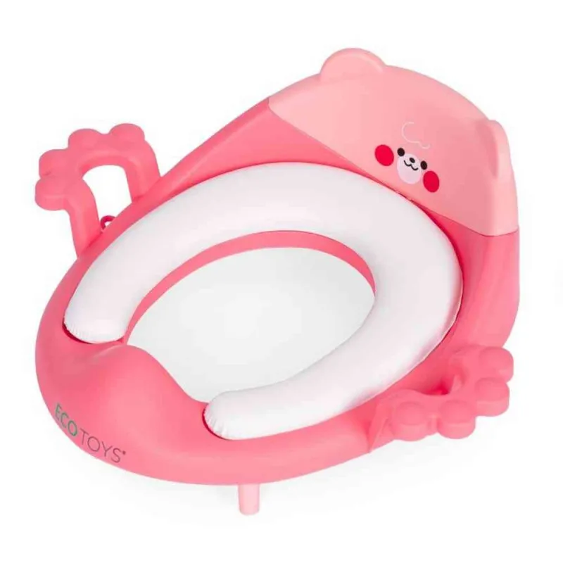 ADAPTER ZA WC ŠOLJU SA RUKOHVATIMA PINK ECOTOYS