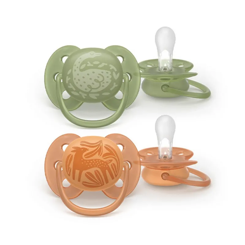 AVENT VARALICA SOFT 18M+ ORANGE/GREEN 2KOM