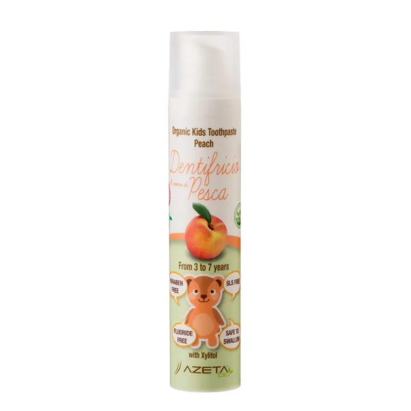 AZETA BIO ORGANSKA PASTA ZA ZUBE BRESKVA 50ML