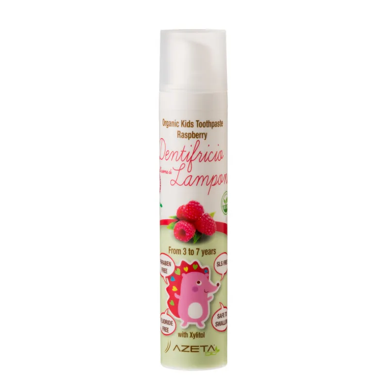 AZETA BIO ORGANSKA PASTA ZA ZUBE MALINA 50ML