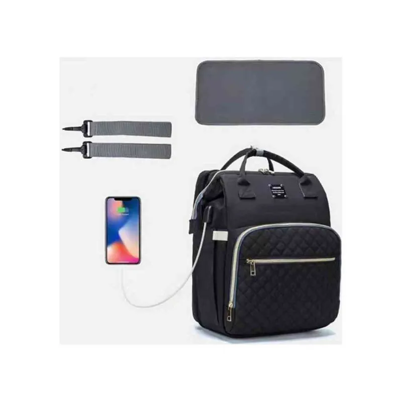 BBO TORBA ZA MAME (BT023) SPORT MAMA BAG - BLACK