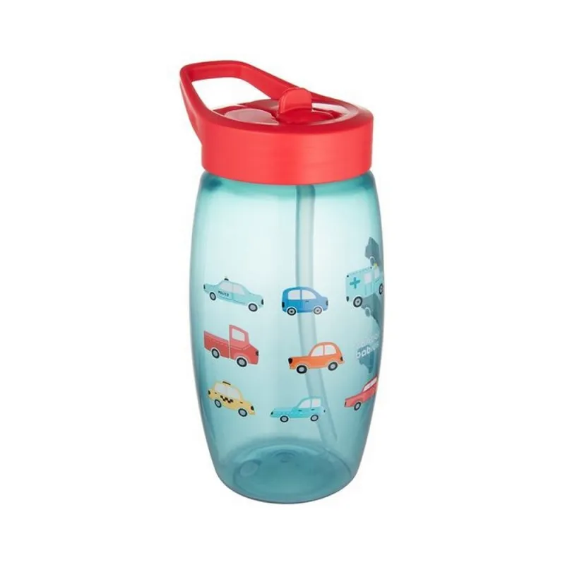 CANPOL BABIES SPORTSKA SOLJA SA SAVITLJIVIM KLJUNOM OD 400ML CARS 56/618_BLU