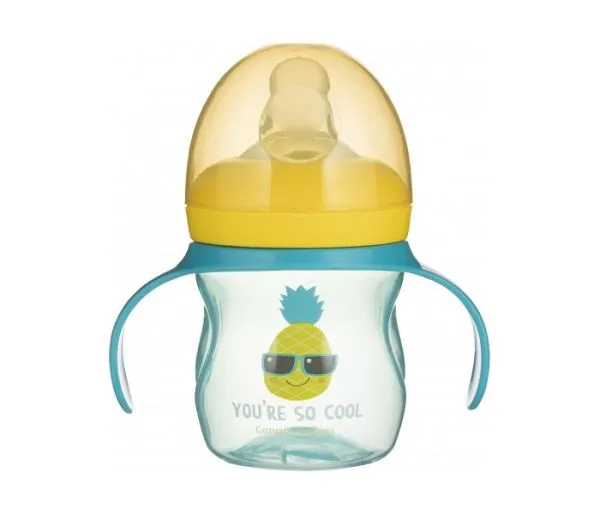 CANPOL BABIES TRENING SOLJA SA SILIKONSKIM KLJUNOM SO COOL 150ML TURQUOISE