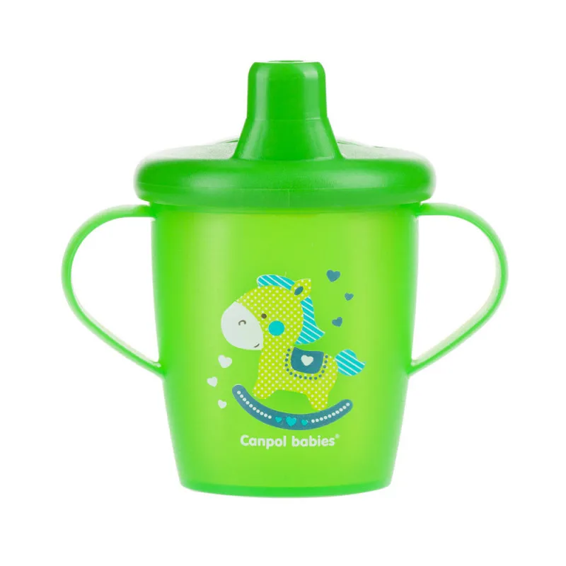 CANPOL BABY SOLJA 250ML NON SPIL 31/200 TOYS - GREEN