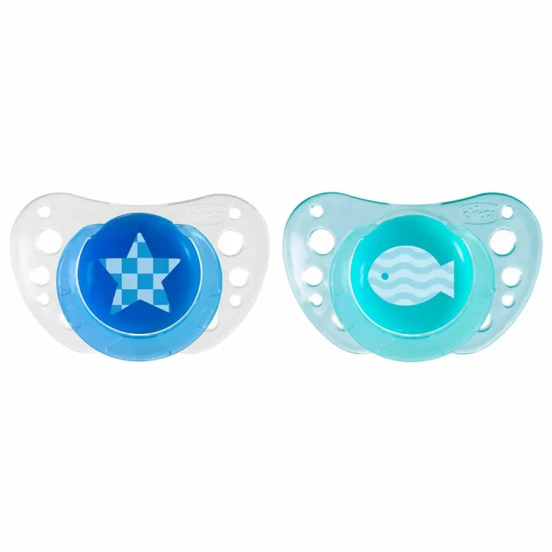 CHICCO VARALICA PHYSIO AIR SILIKON PLAVA 6-16M, 2/1