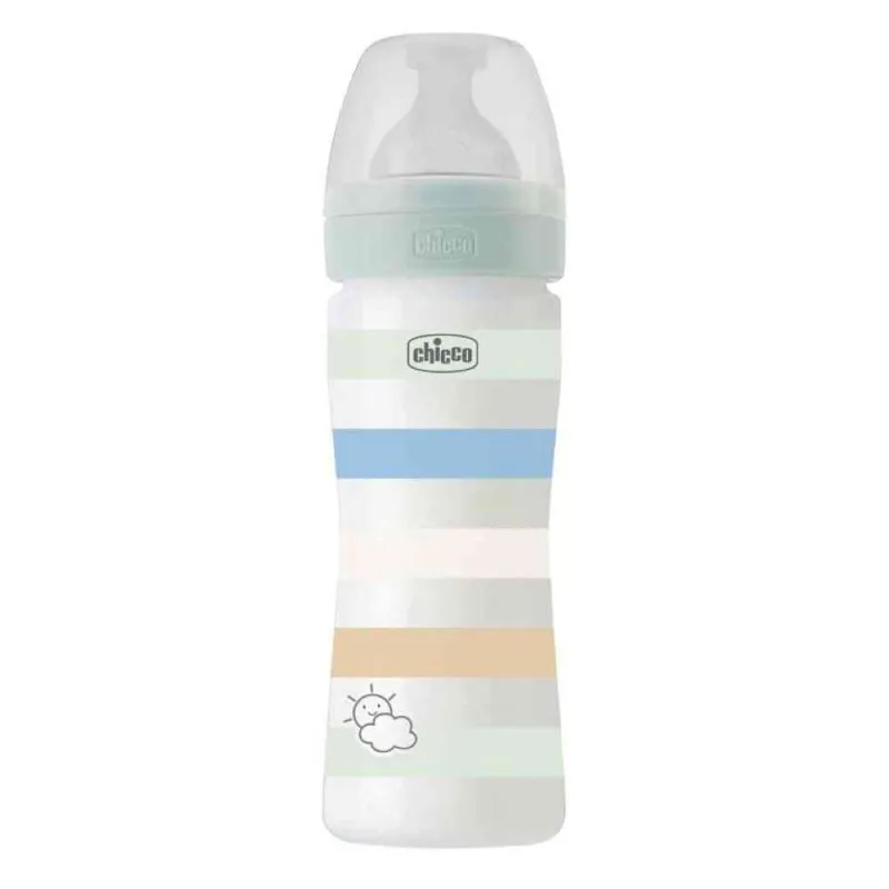 CHICCO WB PLASTIČNA FLASICA 250ML SILIKON DEČAK