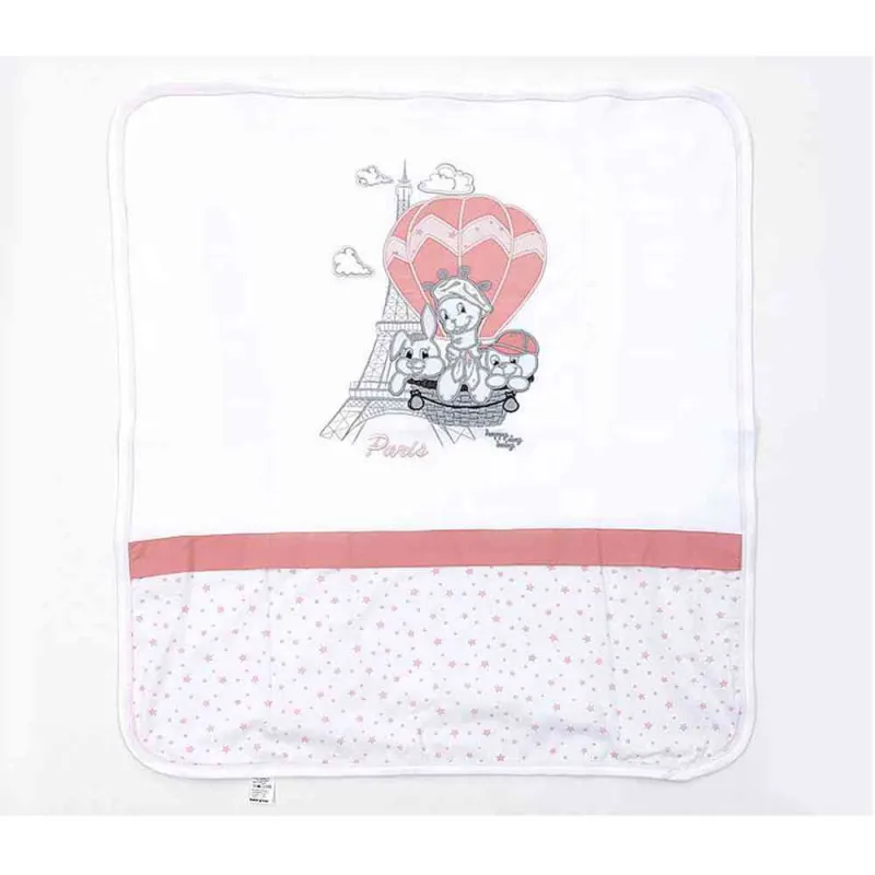 DEKSI GROUP PAMUCNI PREKRIVAC PRAZAN 3LITTLE FRIENDS IN PARIS ROZE