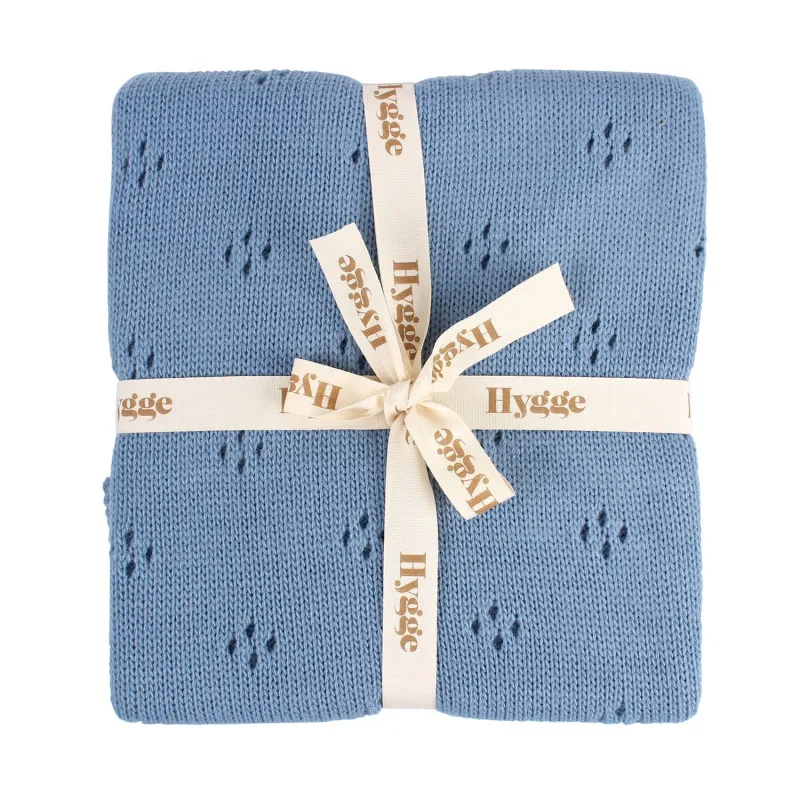HYGGE KONCANI PREKRIVAC INDIGO BLUE