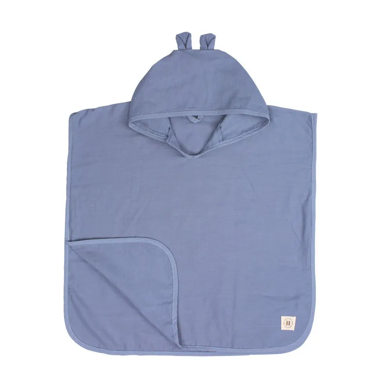 HYGGE PONCO OD MUSLINA INDIGO BLUE