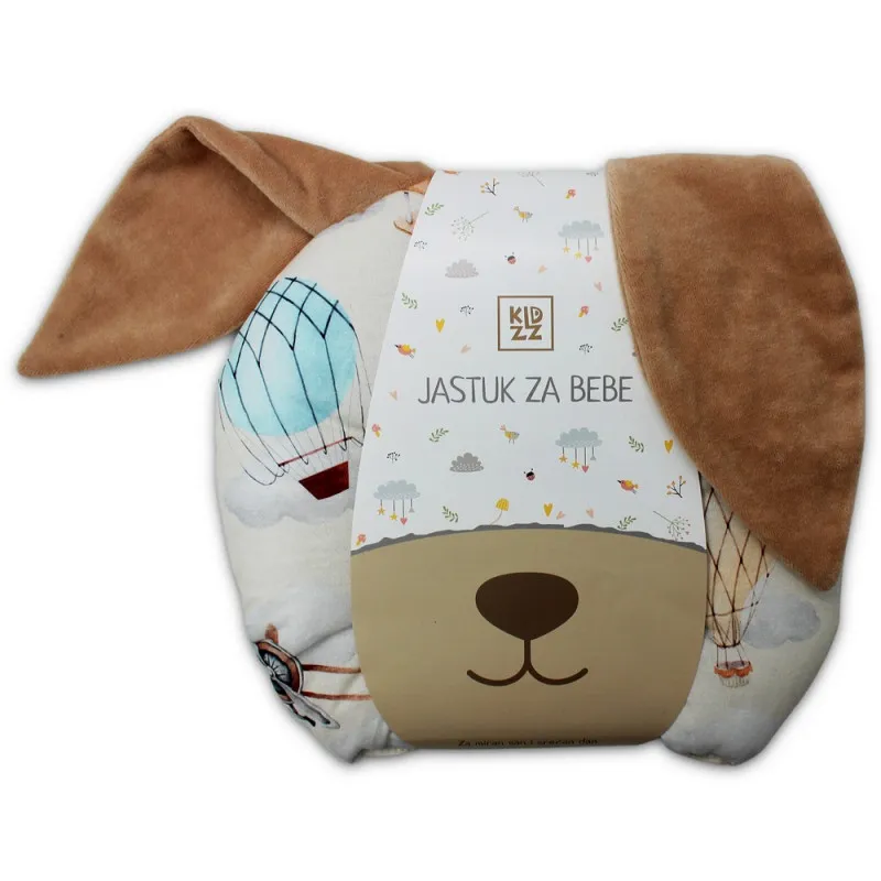 KIDZZ JASTUK ZA BEBE SA USIMA ZEKA AVIONI