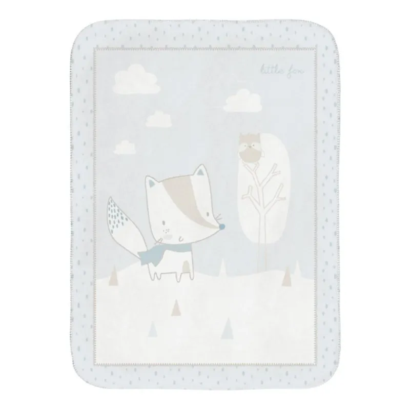 KIKKA BOO CEBE SUPER SOFT LITTLE FOX 80X110 CM
