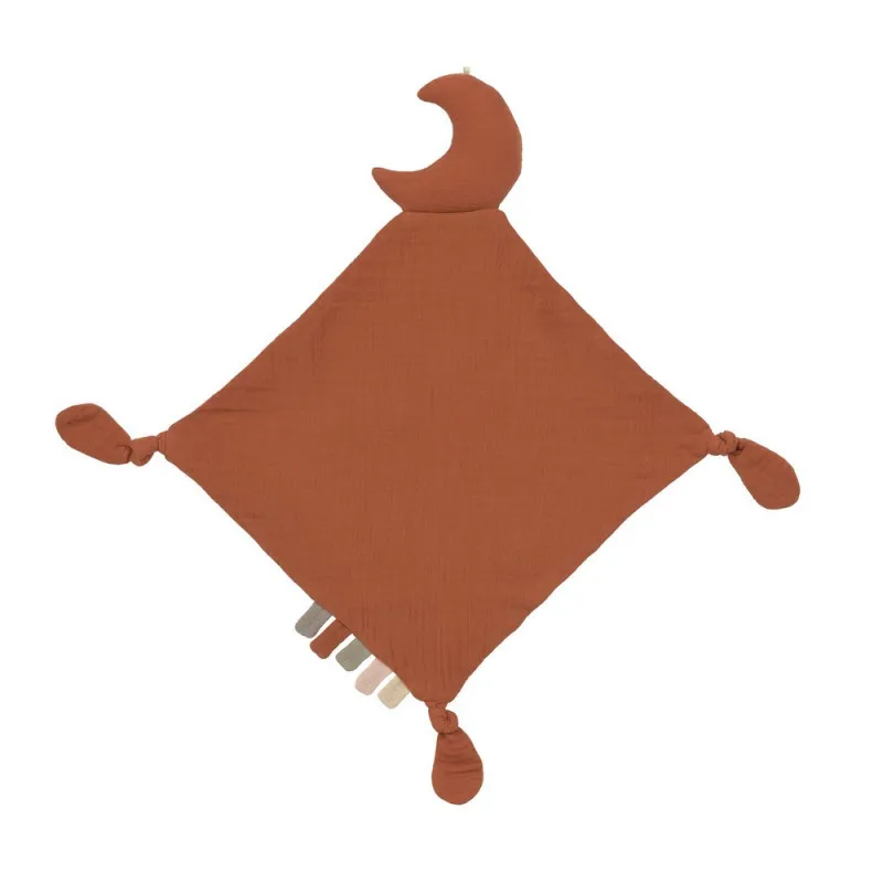 LASSIG CEBE ZA UTEHU MUSLIN LITTLE UNIVERSE MOON RUST