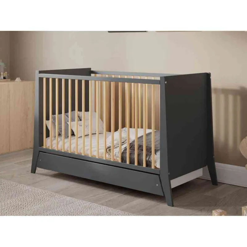 LETTINO COSMO KREVETAC 120X60 ANTRACIT PINE + FIOKA